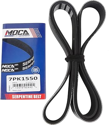 Courroie serpentine moca 7pk1550 epdm pour toyota rav4 et highlander ...